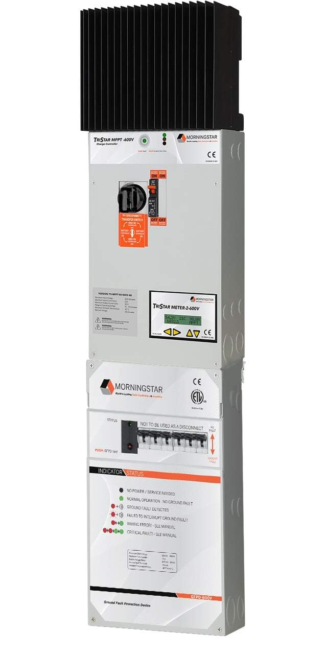 Morningstar TriStar MPPT 600V 60A Solar Charge Controller TS-MPPT-60 ...