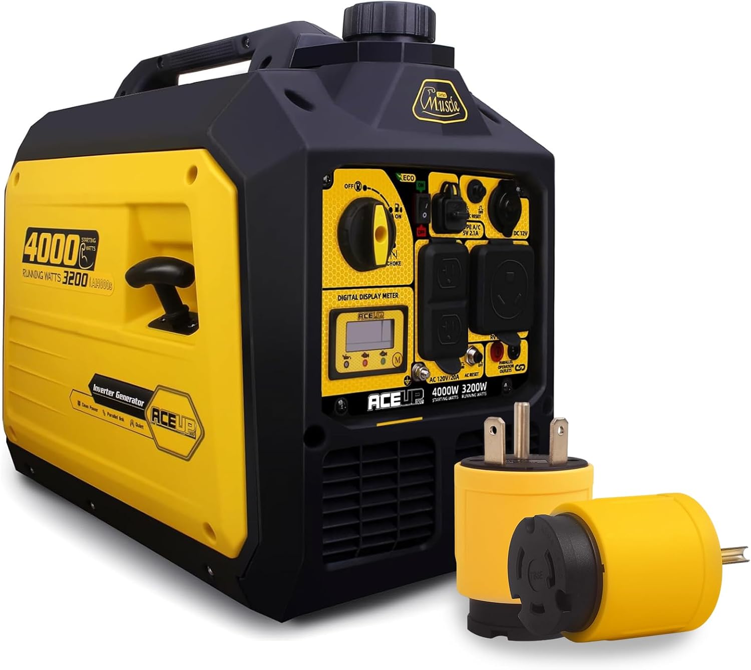 Aceup Energy 4000 Watt Portable Inverter Gas Generator Review – Invicts ...
