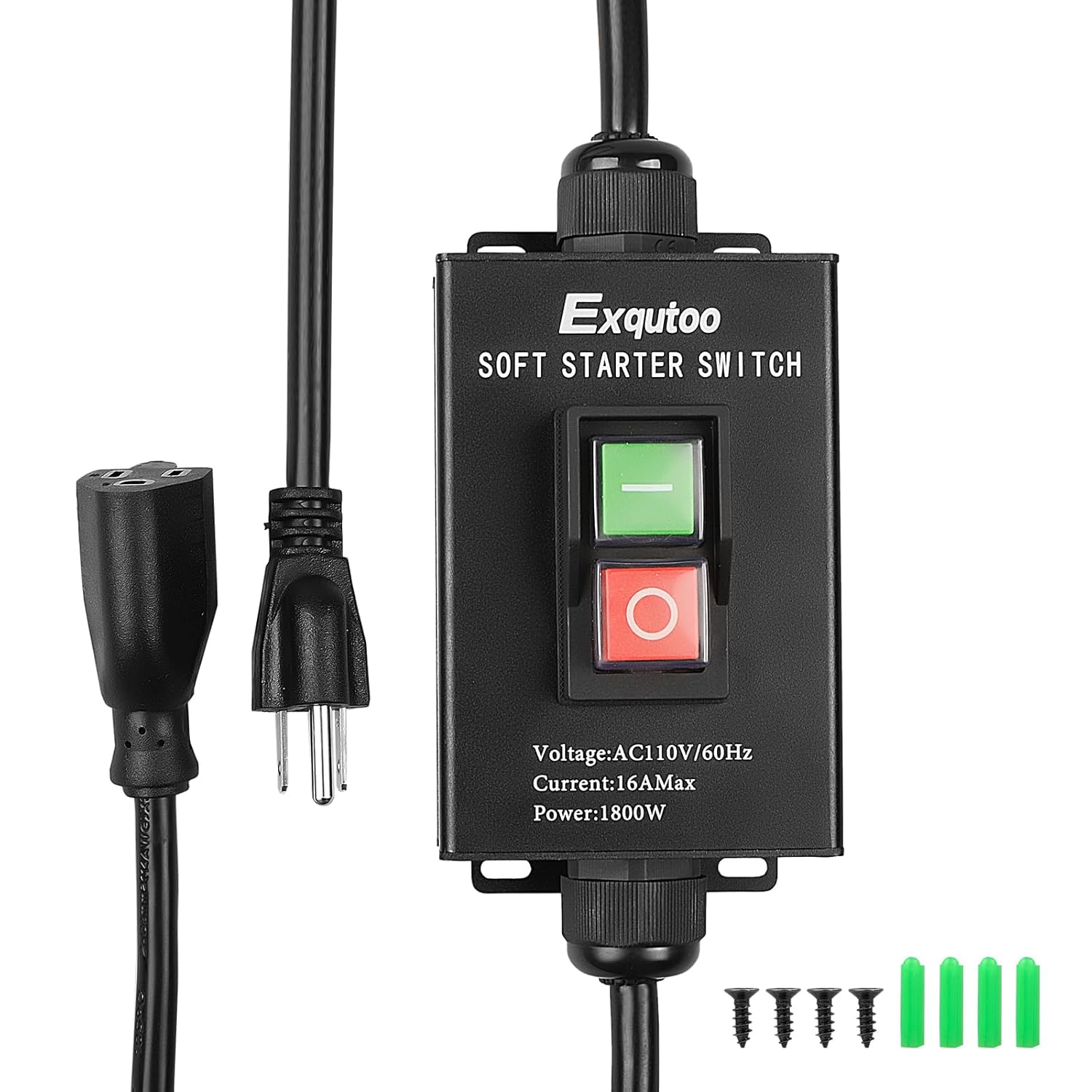 Exqutoo 1Pack Black Soft Starter Switch Heavy Duty Review – Invicts Reviews