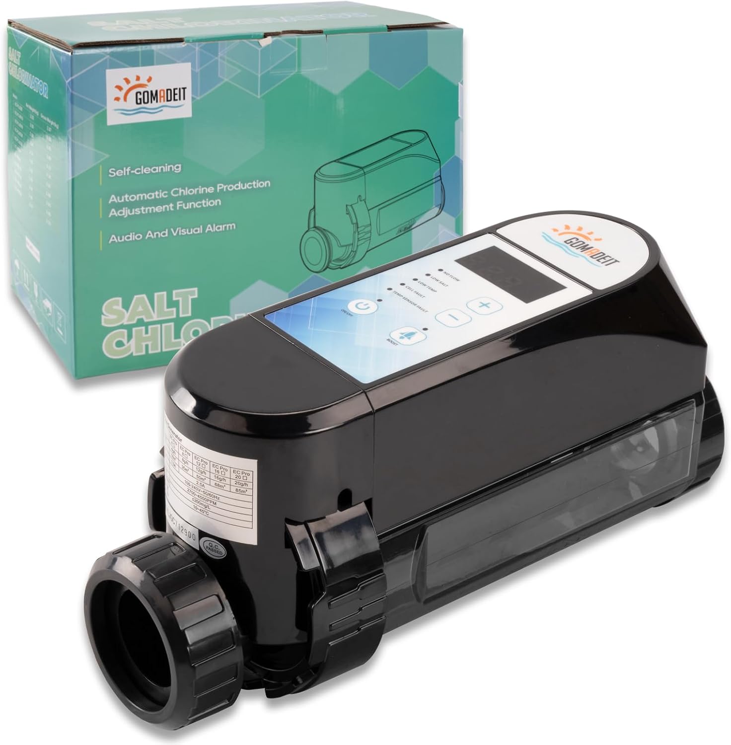 GOMADEIT Salt Pool Chlorinator System Review 18000 Gallons – Invicts ...