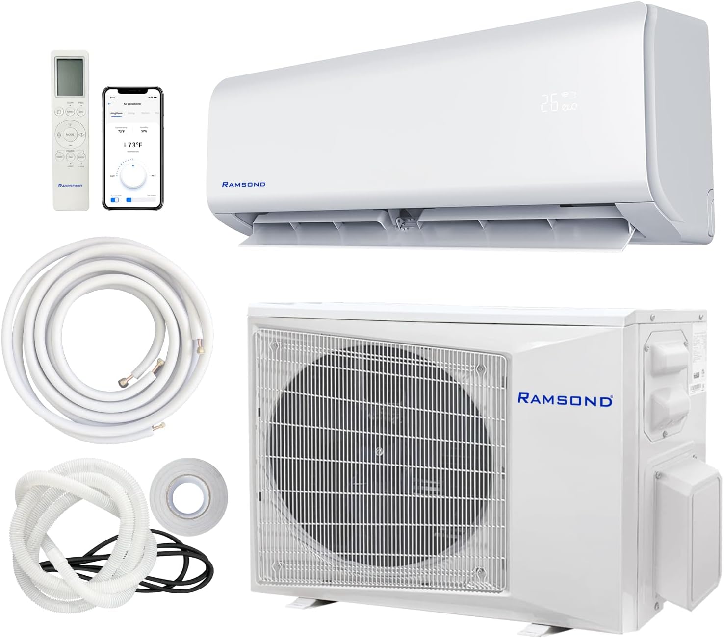 Ramsond GW Series 12000 BTU Mini Split Review 19 SEER – Invicts Reviews