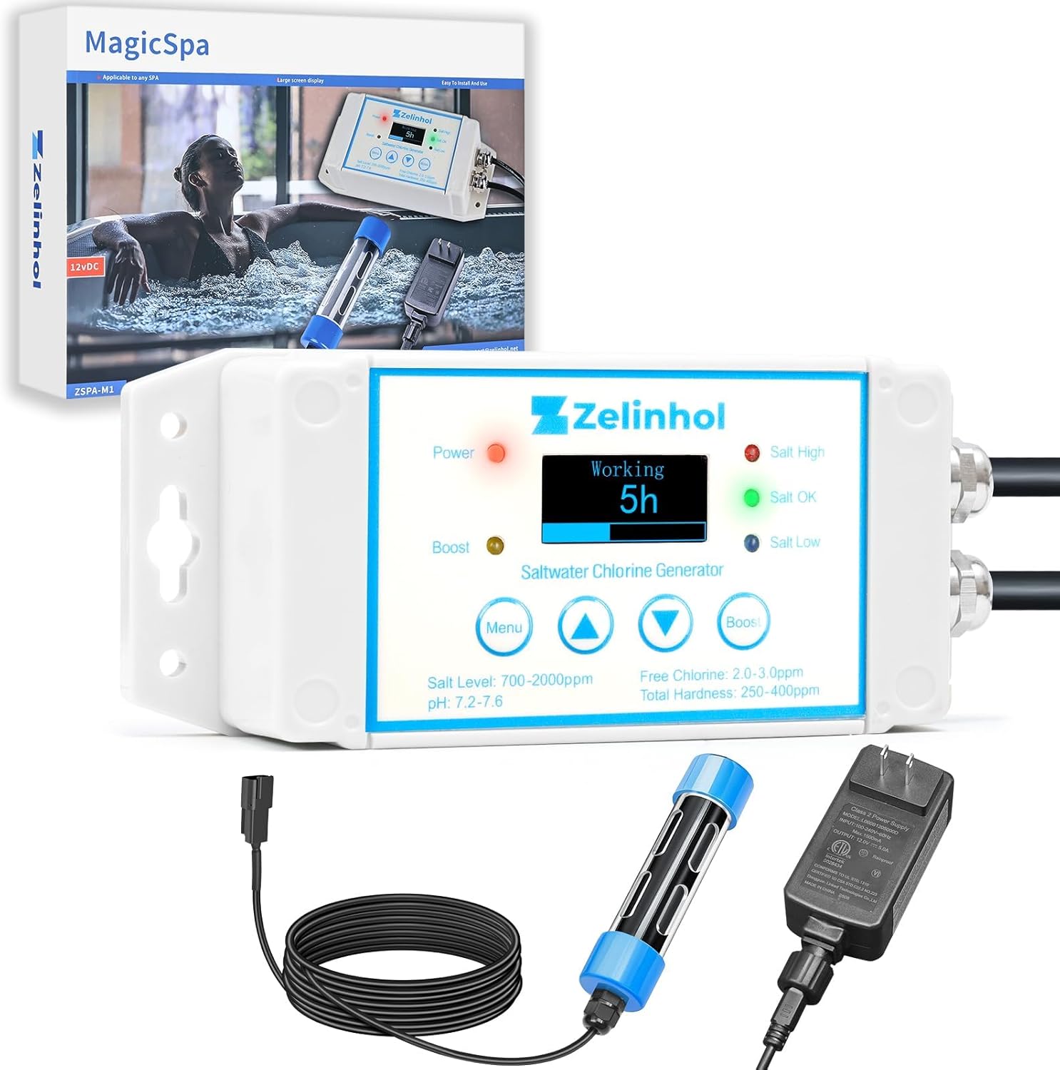 Zelinhol Salt Chlorine Generator Review for Hot Tubs & Swim Spas ...
