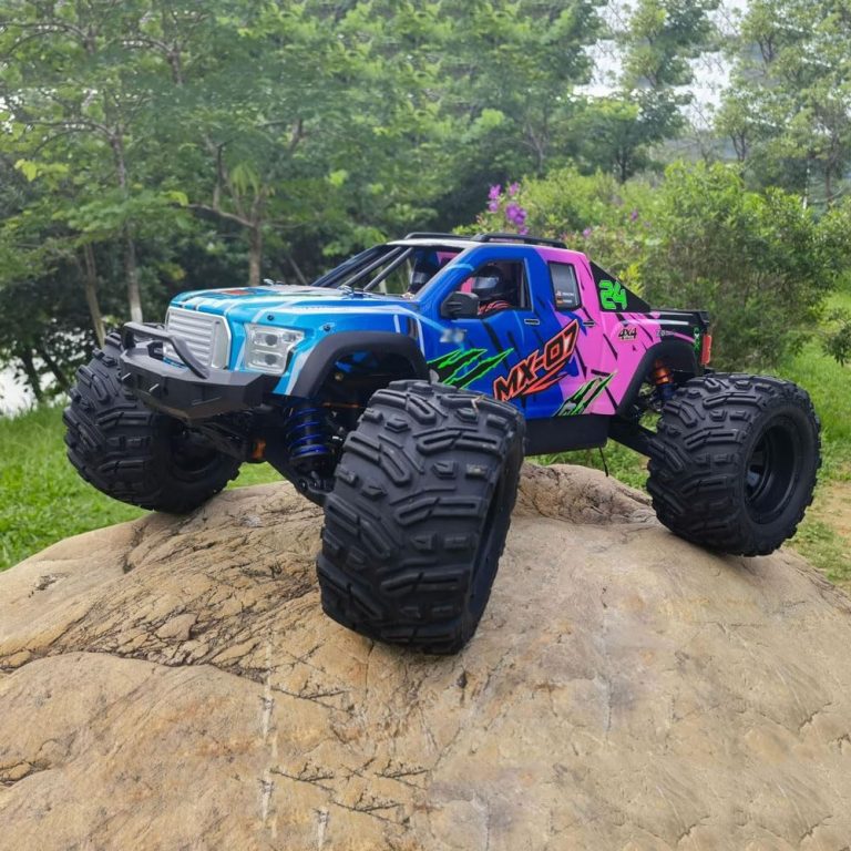 1/7 Brushless Offroad RC Buggy QIYHBVR Review High Speed 4WD Car ...