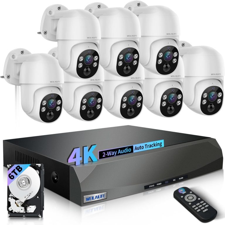 WEILAILIFE 4K Wired Security Camera System Review: 90-Day Storage ...